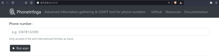 PhoneInfoga - OSINT Information Gathering framework for Phone Numbers - InfosecOne