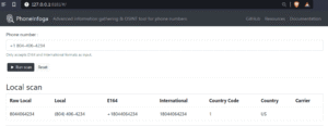 PhoneInfoga - OSINT Information Gathering framework for Phone Numbers ...